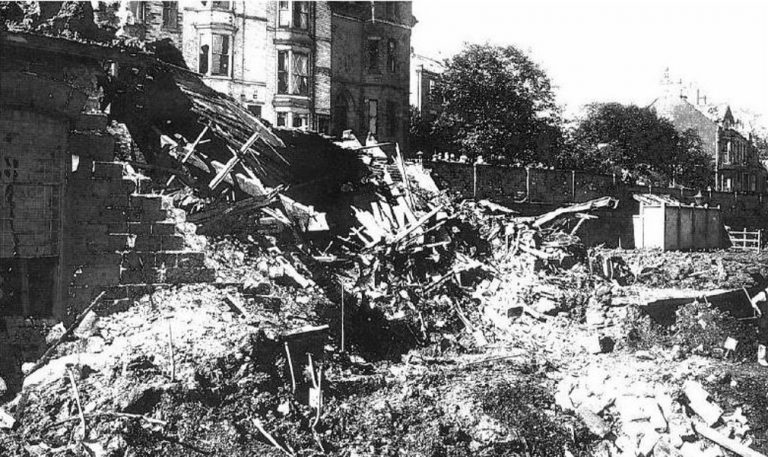 1940 WWII Bomb damage – The Engine Shed, Whitby